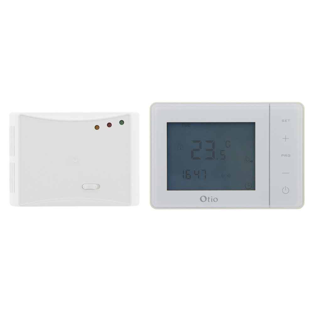 Thermostat programmable sans fil blanc | Otio